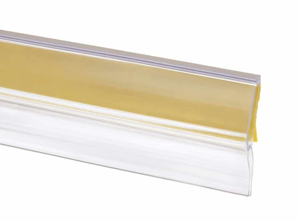 DOOR SWEEP Vinyl With Vinyl Screw Cover & Double Seal - Climaloc Solutions